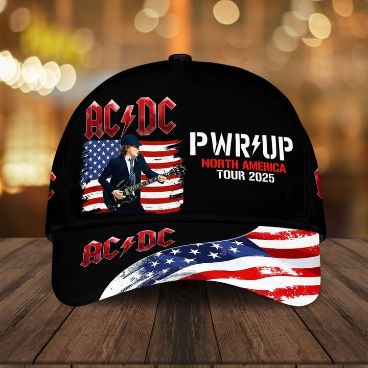ACDC PWR UP North America Tour 2025 Hat ACDC Merch Cool Gifts For Music ...