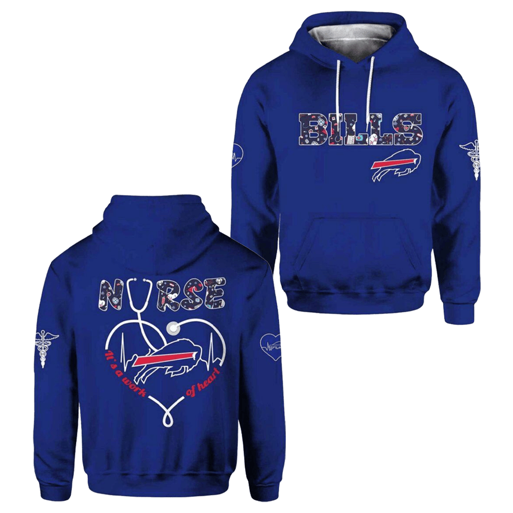 Bills Nurses Night 2025 Hoodie Buffalo Bills Merch Gifts For Football ...
