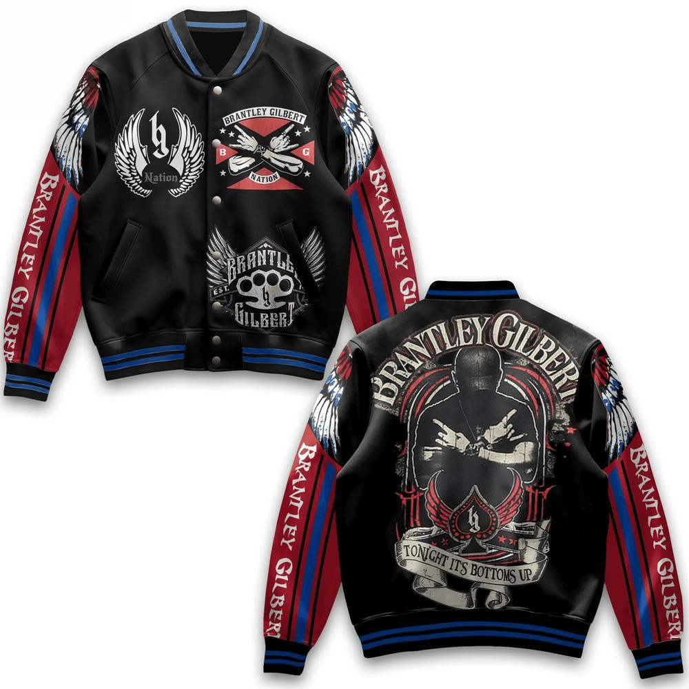 Brantley Gilbert BG Nation Limited Edition Baseball Jacket Brantley ...
