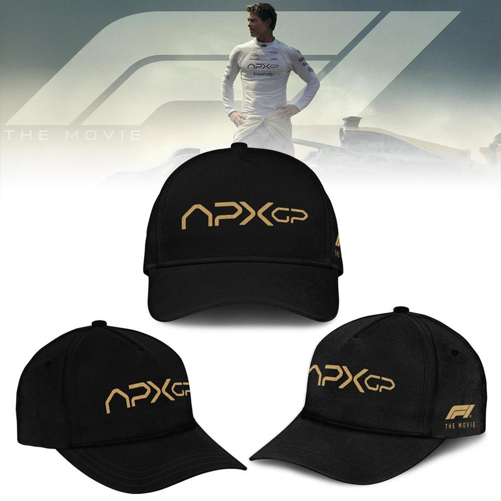 F1 The Movie APXGP Hat Black Brad Pitt 2025 Merch Gifts For Fans - neowand