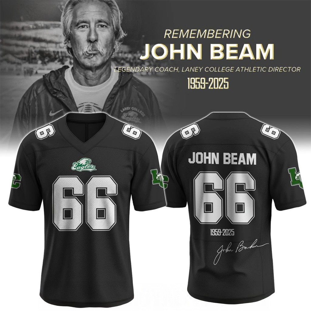 Football Fans x John Beam Memorial 1959 2025 Oakland Legend Jersey RIP ...