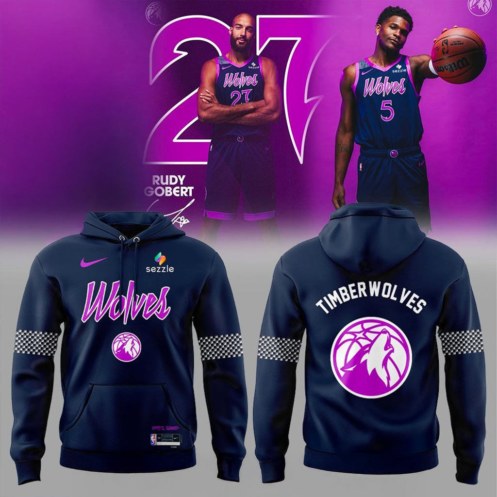 Minnesota Timberwolves For Our City Edition 25-26 Hoodie Timberwolves ...