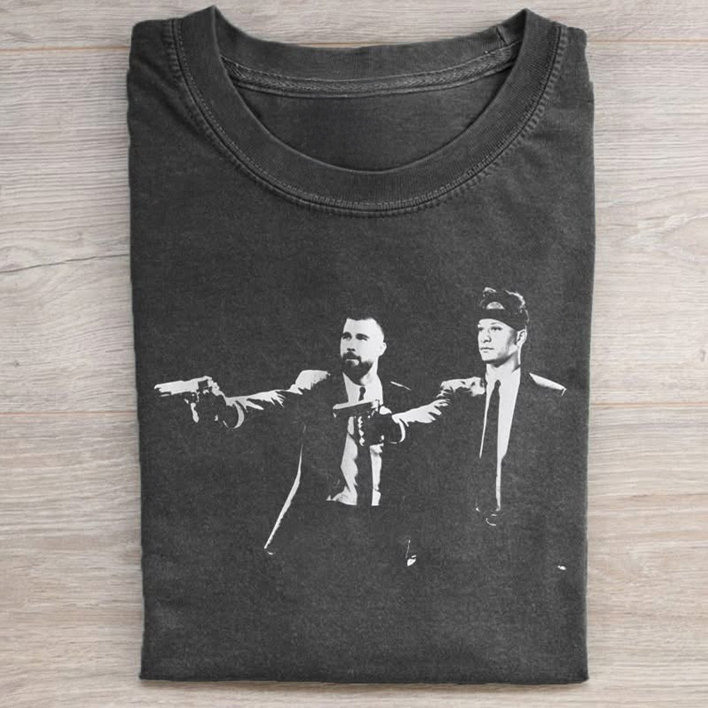 Patrick Mahomes Travis Kelce Pulp Fiction Style Shirt Kansas City ...