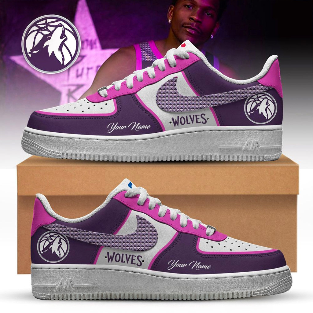 Personalized Minnesota Timberwolves 2025 City Edition Air Force 1 ...