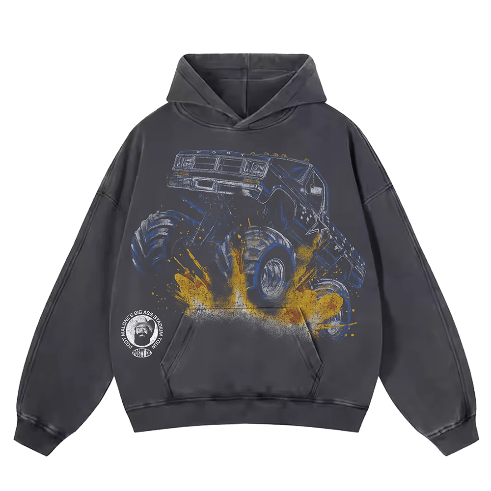 Post Malone Tour Merch 2025 Post Malone X Dallas Cowboys Monster Truck ...