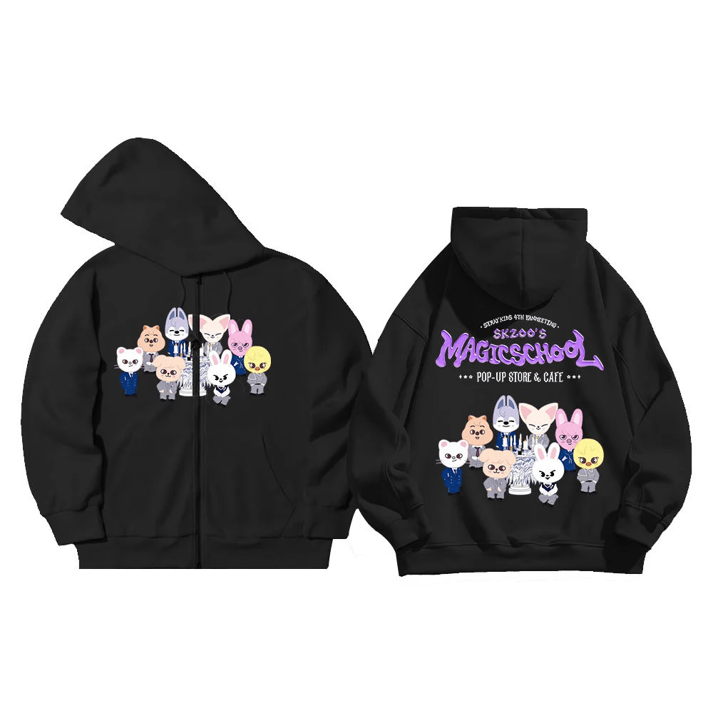 Stray Kids Tour Merch 2025 Zip Up Hoodie 4Th Fanmeeting Skz's Magic ...