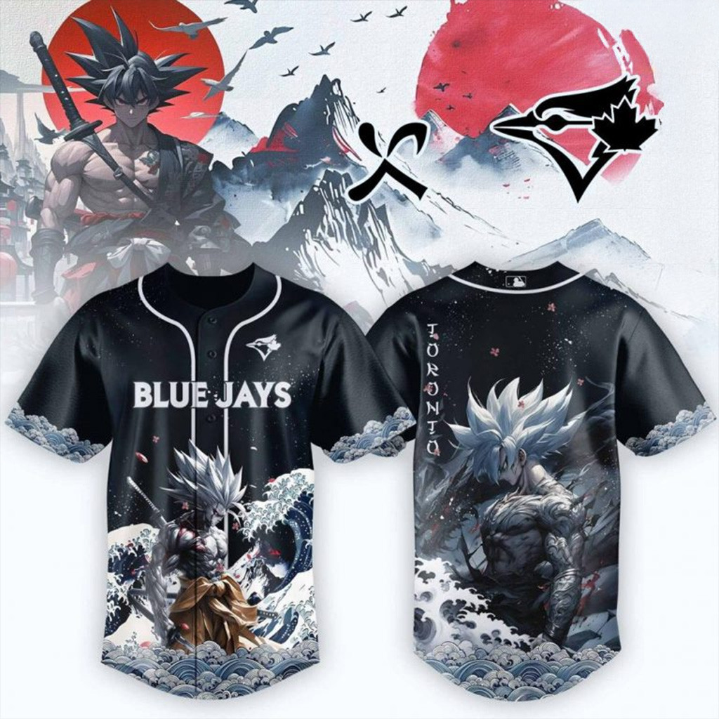Toronto Blue Jays Goku Ultra Instinct Mode Special Baseball Jersey ...