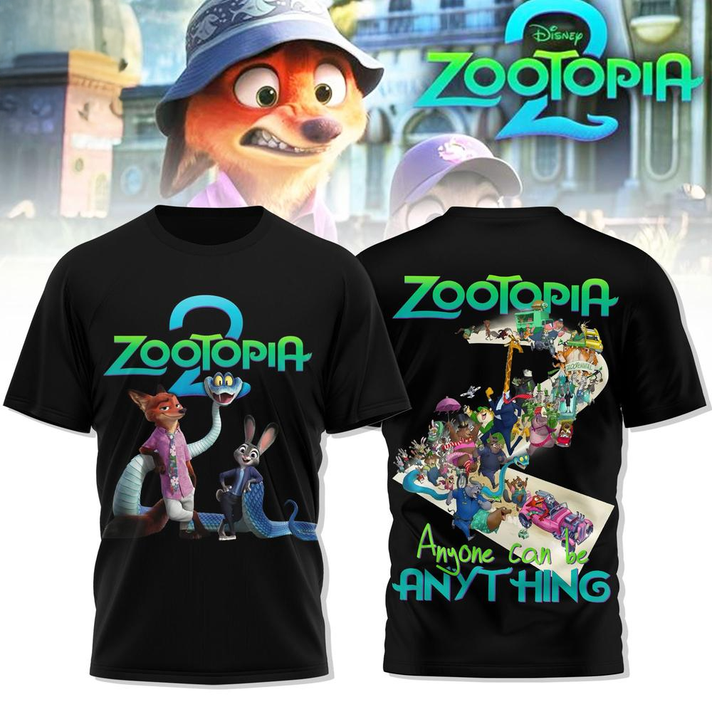 Zootopia 2 Disney Movie Shirt Zootopia Merch Fathers Day Presents For ...